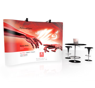 Exhibition Design London, Pop Up Stands, Banner Stand Cardiff, Swansea