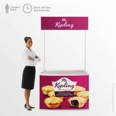 Sampling Counter Carts | Portable Food And Drink Counters | Stand Banner