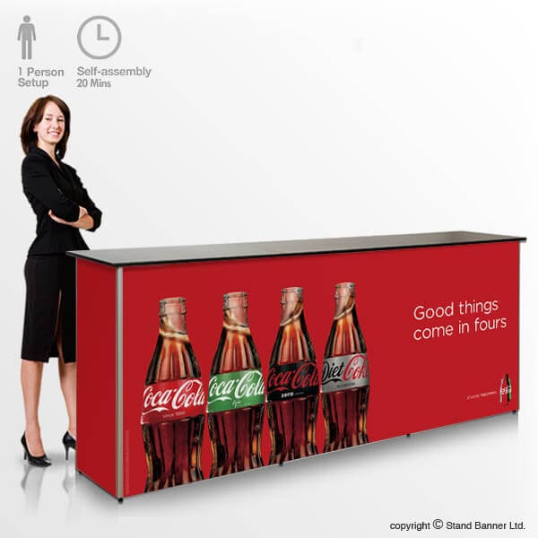 Exhibition Counter Table | Portable Exhibition Table | Stand Banner